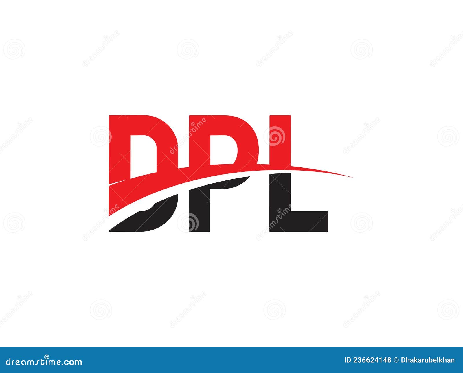 DPL Letter Initial Logo Design Vector Illustration Stock Vector ...