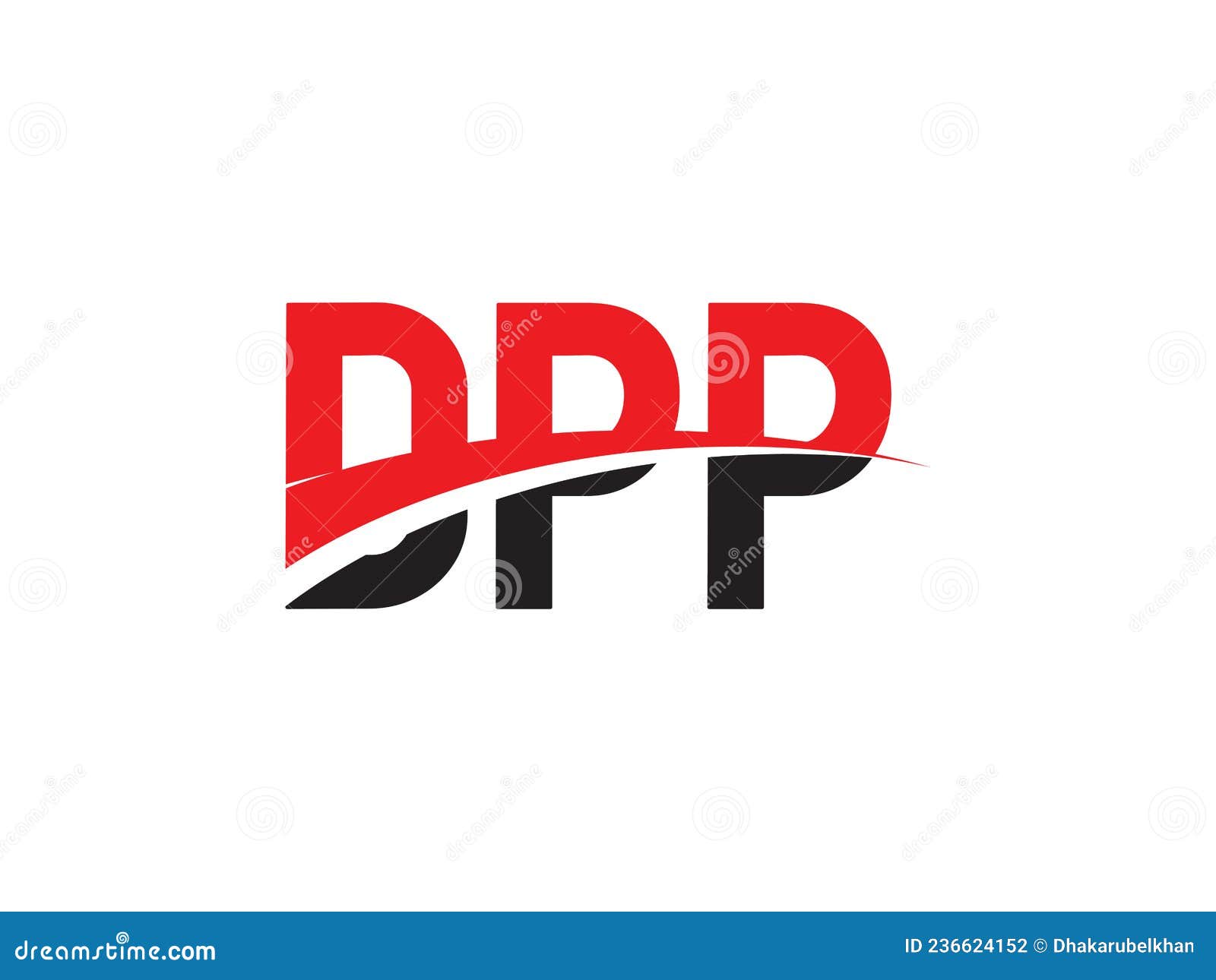 DPP Letter Initial Logo Design Vector Illustration Stock Vector ...