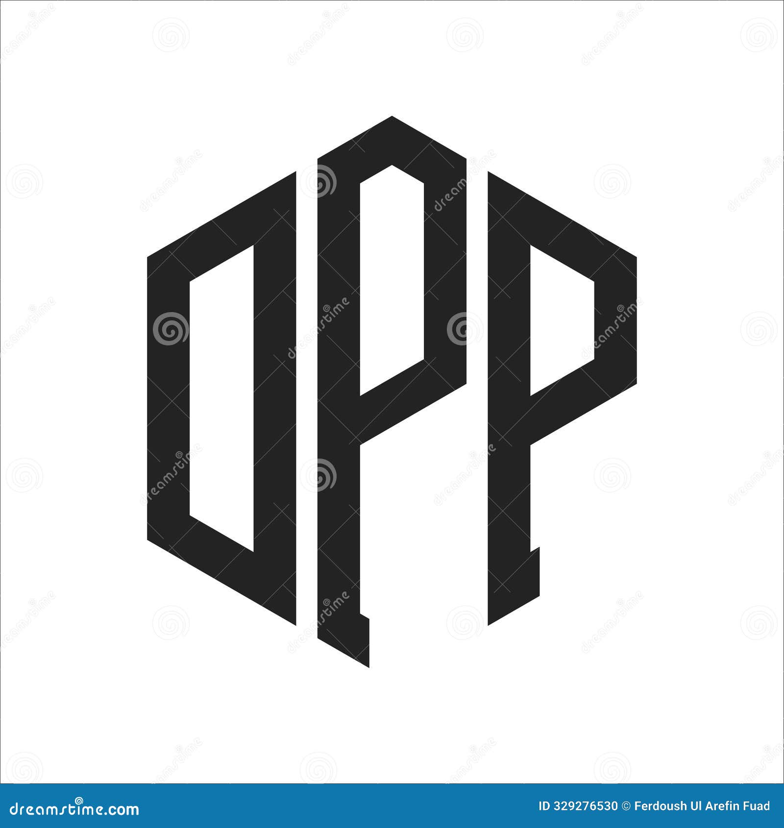DPP Logo Design. Initial Letter DPP Monogram Logo Using Hexagon Shape ...