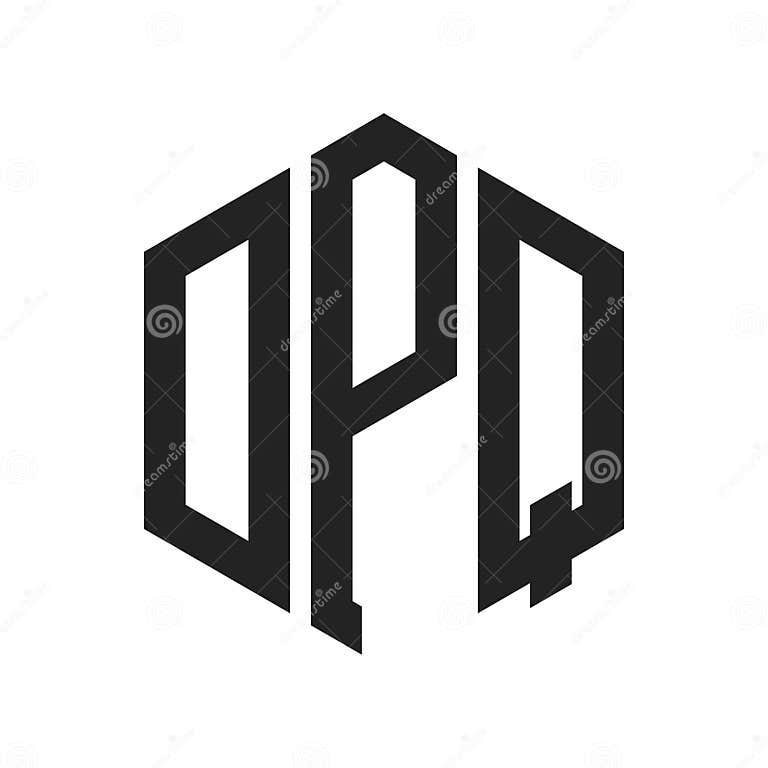 DPQ Logo Design. Initial Letter DPQ Monogram Logo Using Hexagon Shape ...