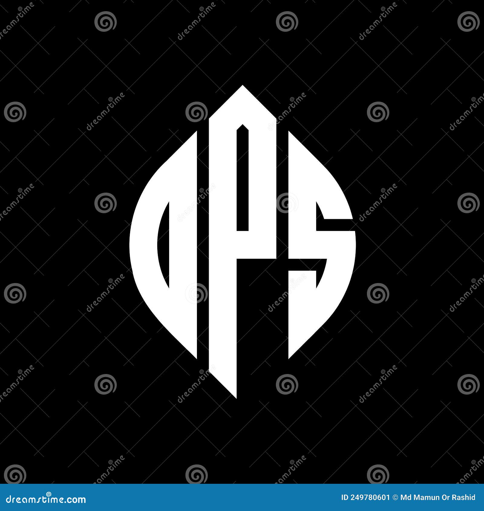 DPS Circle Letter Logo Design with Circle and Ellipse Shape. DPS ...