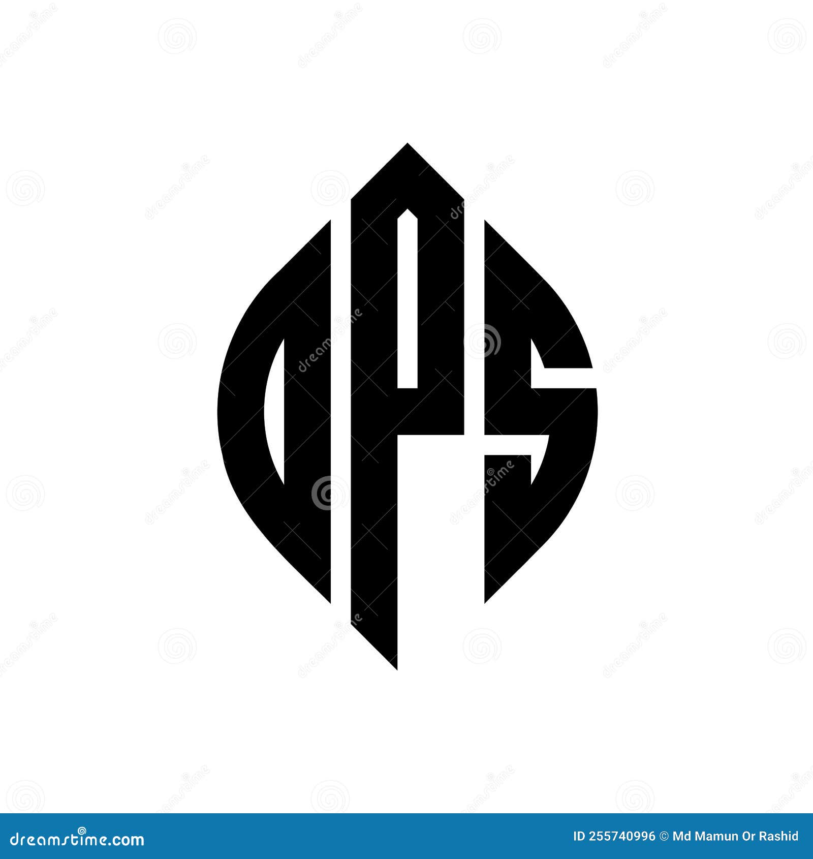 DPS Circle Letter Logo Design with Circle and Ellipse Shape. DPS ...