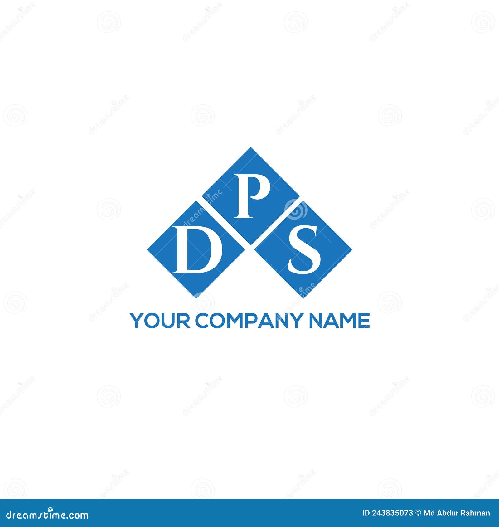 DPS Letter Logo Design on White Background. DPS Creative Initials ...