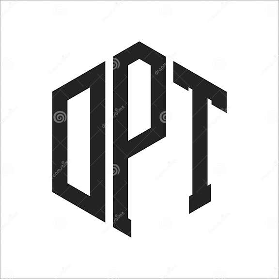 DPT Logo Design. Initial Letter DPT Monogram Logo Using Hexagon Shape ...