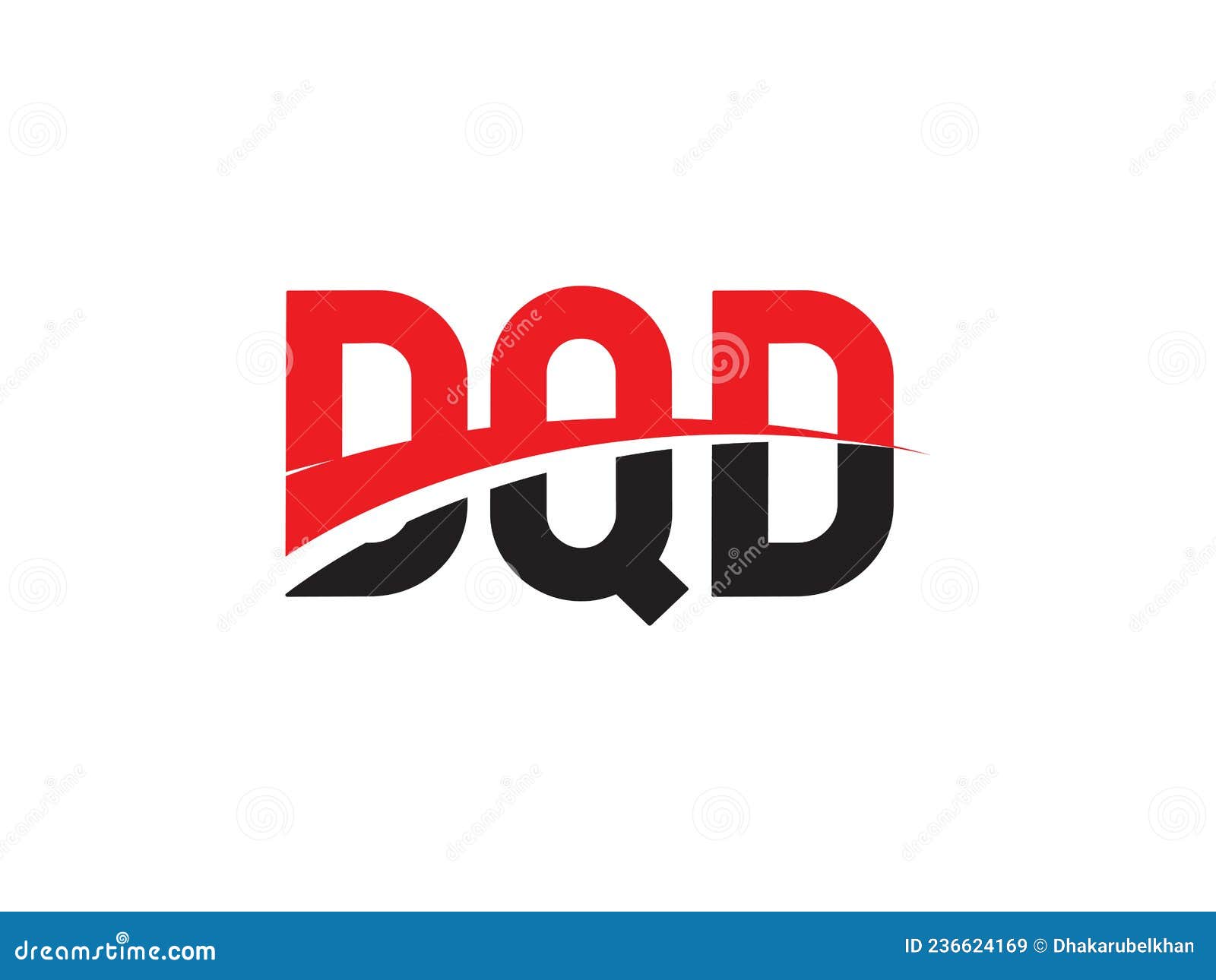 DQD Letter Initial Logo Design Vector Illustration Stock Vector ...