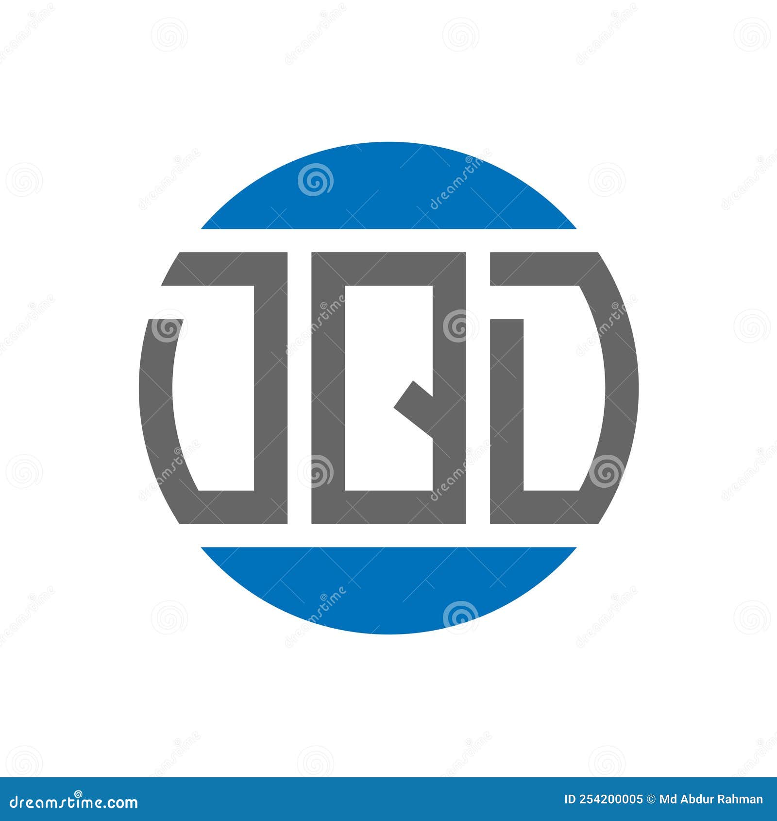 DQD Letter Logo Design On White Background. DQD Creative Initials ...