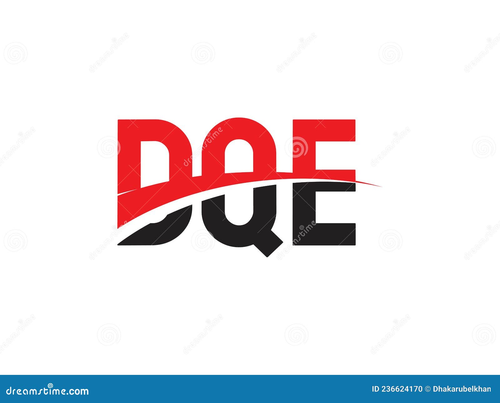 DQE Letter Initial Logo Design Vector Illustration Stock Vector ...