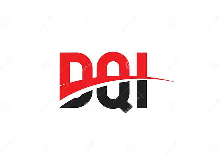 DQI Letter Initial Logo Design Vector Illustration Stock Vector ...