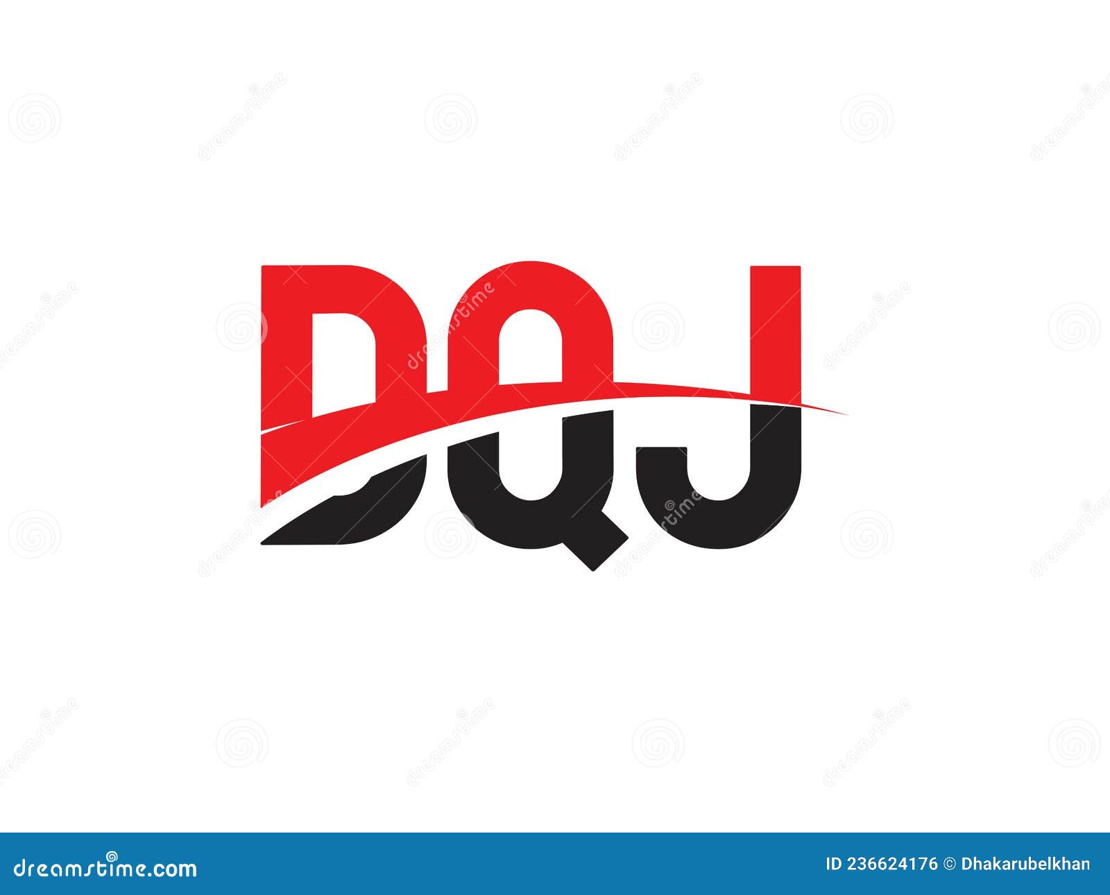 DQJ Letter Initial Logo Design Vector Illustration Stock Vector ...