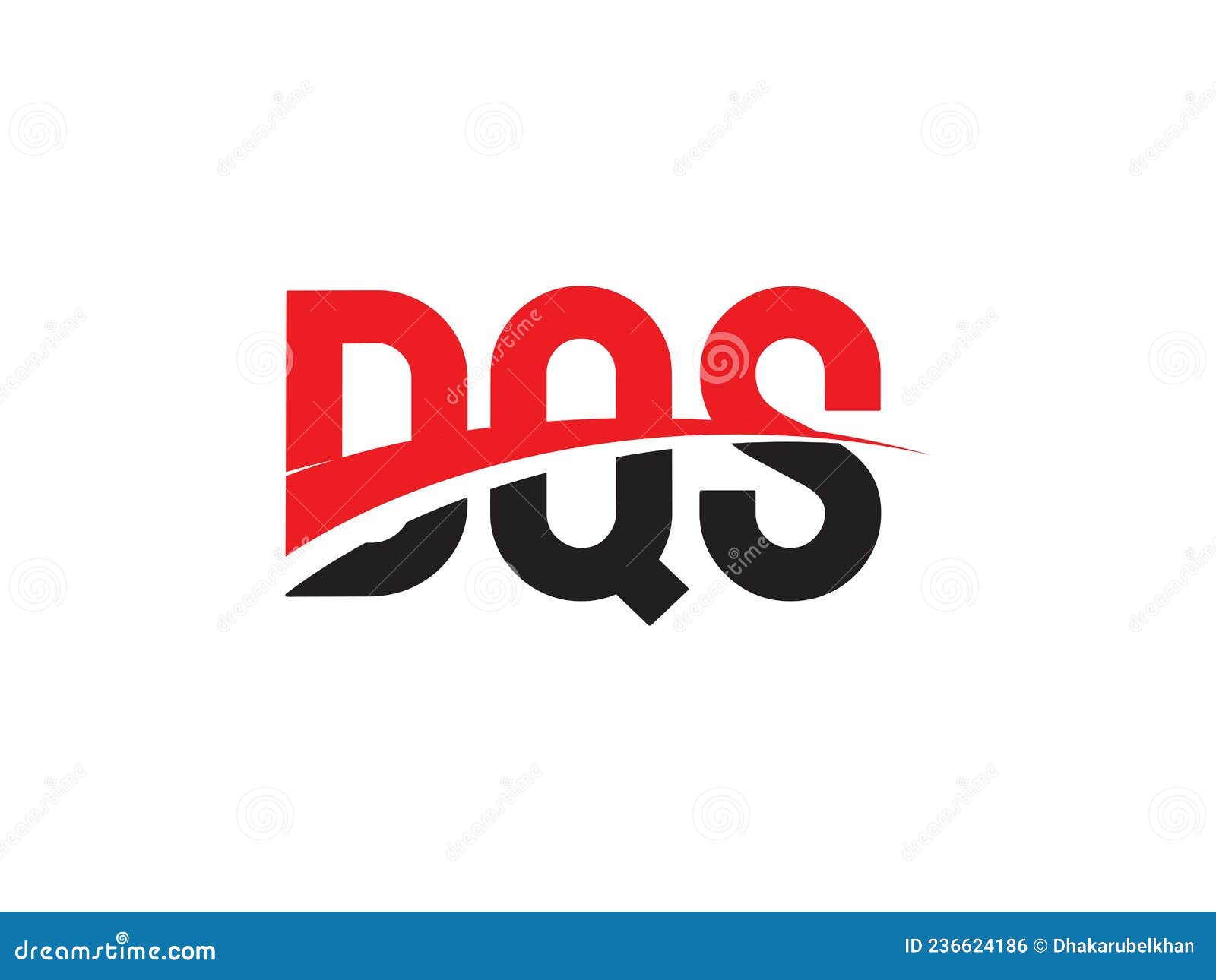DQS Letter Initial Logo Design Vector Illustration Stock Vector ...