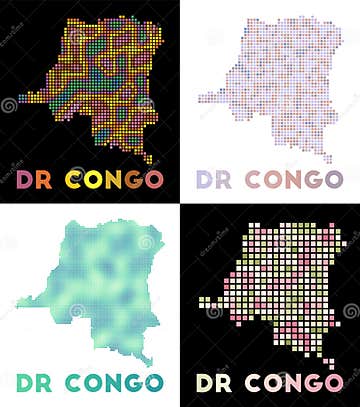 DR Congo map. stock vector. Illustration of border, kinshasa - 205067646