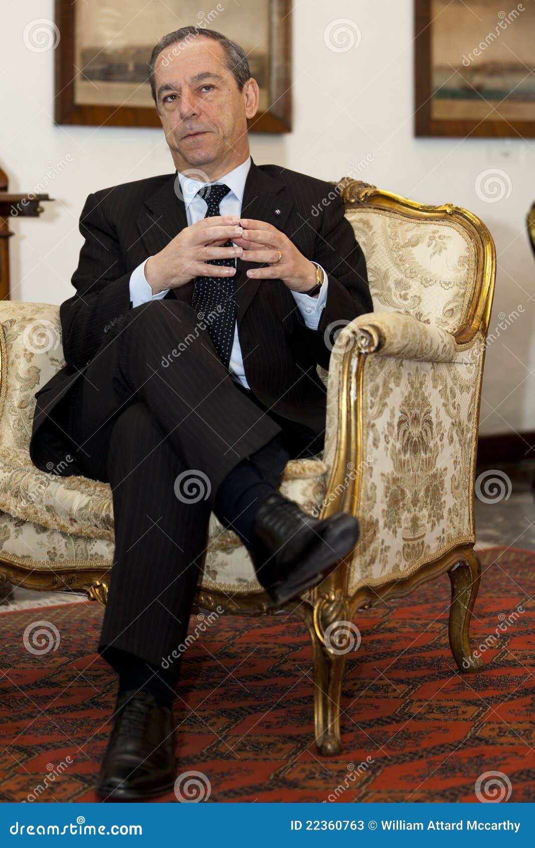 Dr. Lawrence Gonzi editorial stock photo. Image of lawrence - 22360763