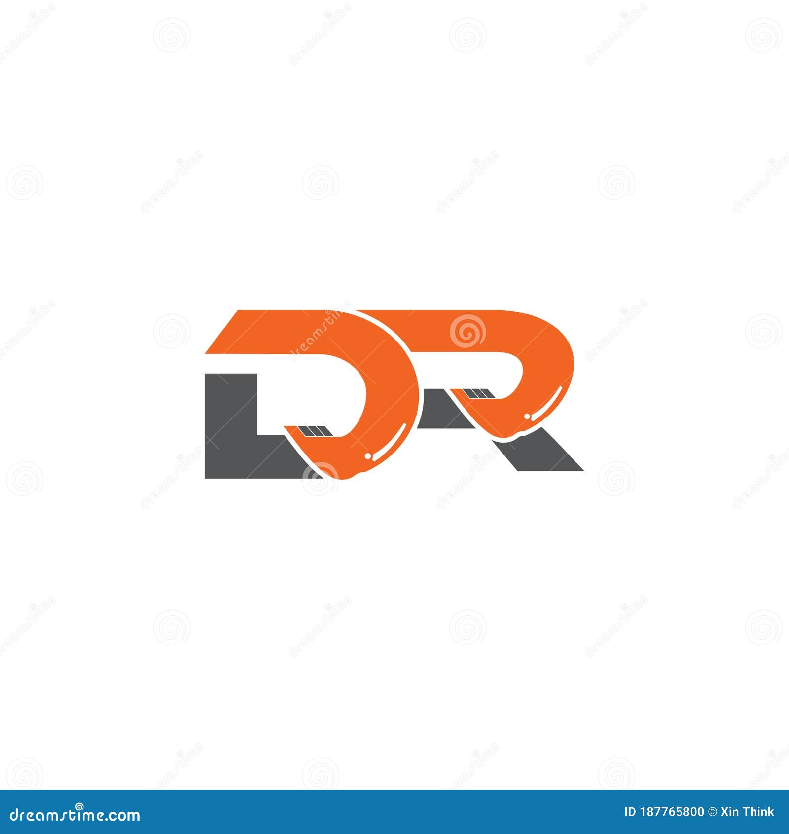 DR Letter Logo Icon Design Template Elements Stock Vector ...