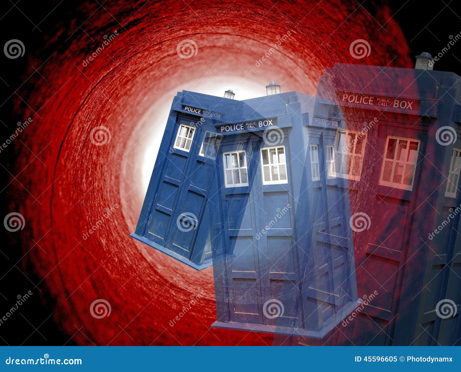 Dr who tardis vortex stock image. Image of universe, tardis - 45596605