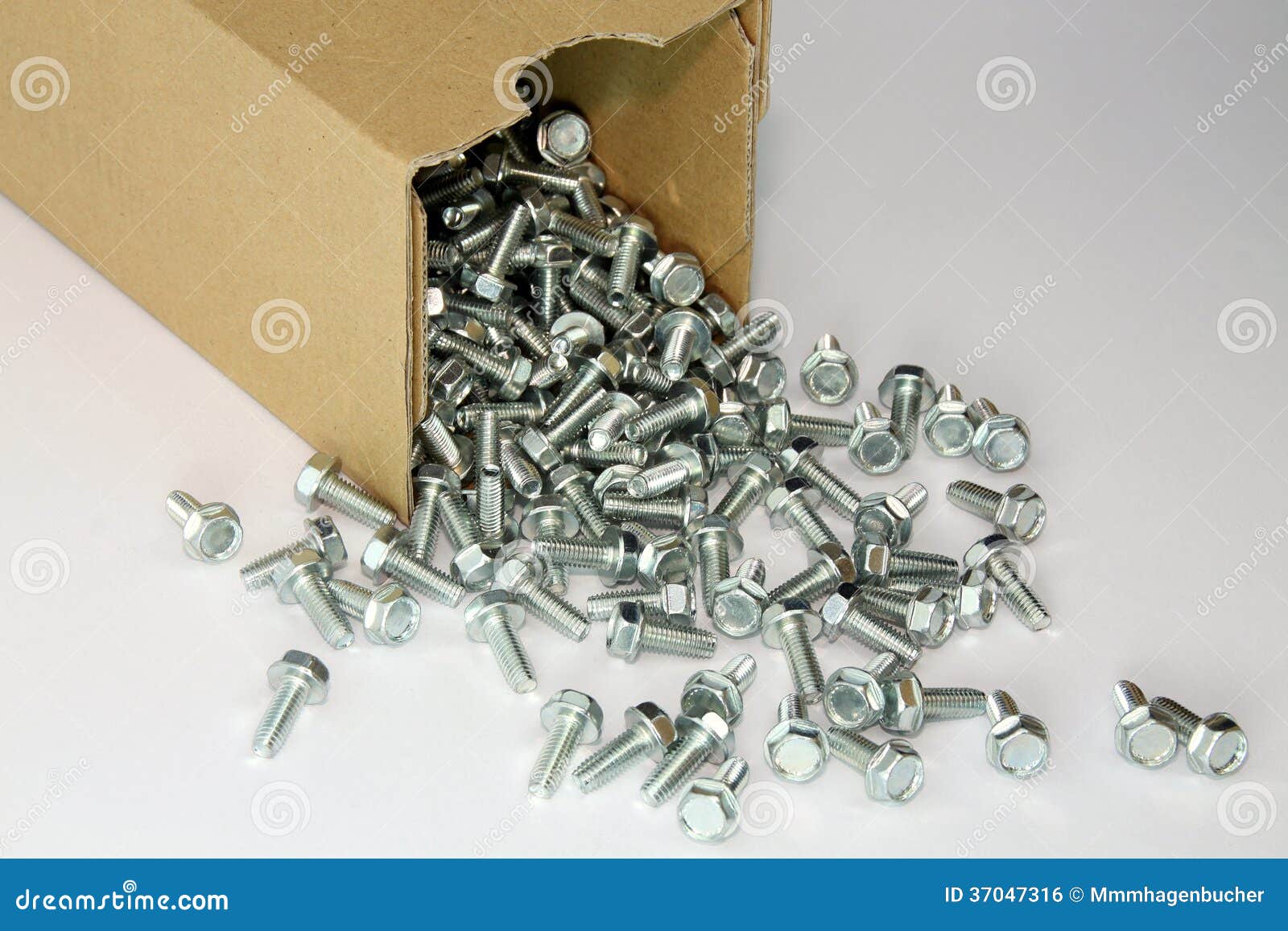 Draad Die Schroeven Van Doos Vormen Stock Foto - Image of werk ...