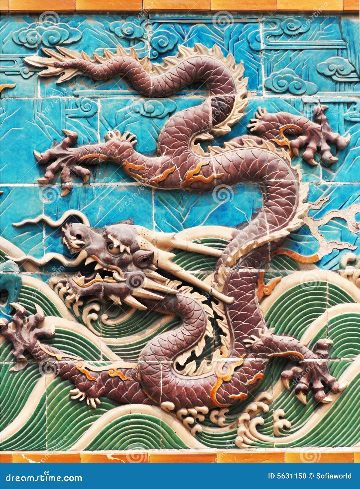 Draak stock foto. Image of aziatisch, draak, beroemd, godsdienst - 5631150