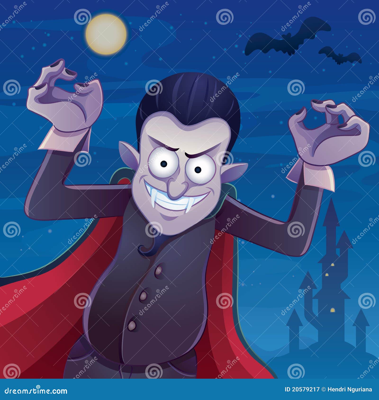 Dracula Cartoon stock vector. Illustration of horror - 20579217