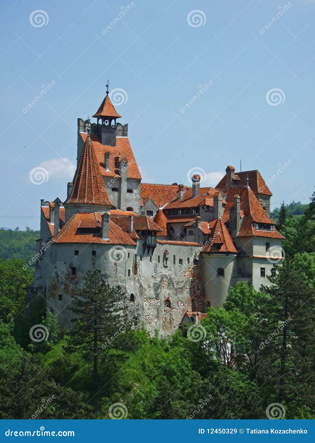 Dracula castle Bran stock image. Image of legend, ancient - 12450329