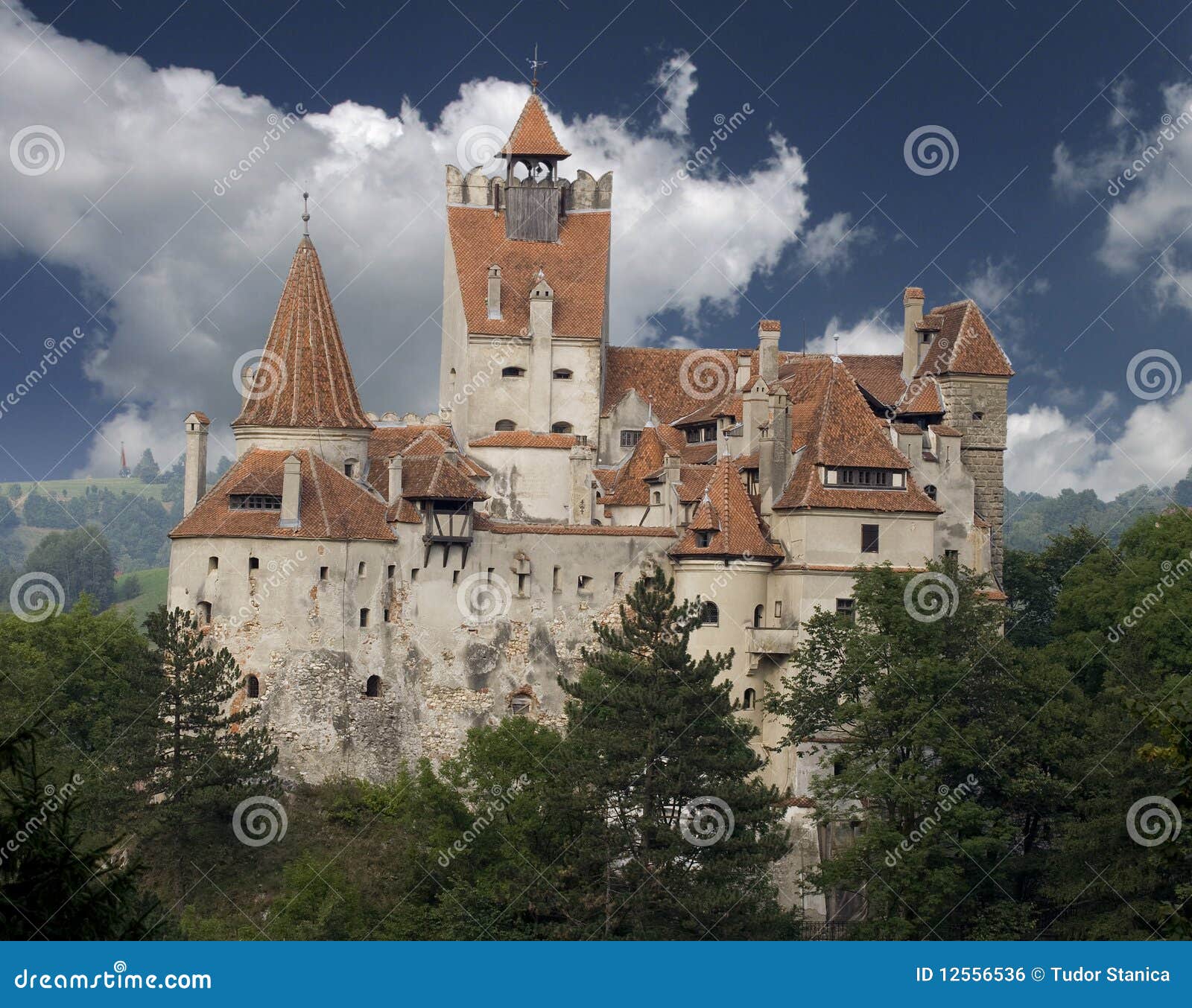 Dracula Castle from Transylvania Stock Photo - Image of castle, history ...