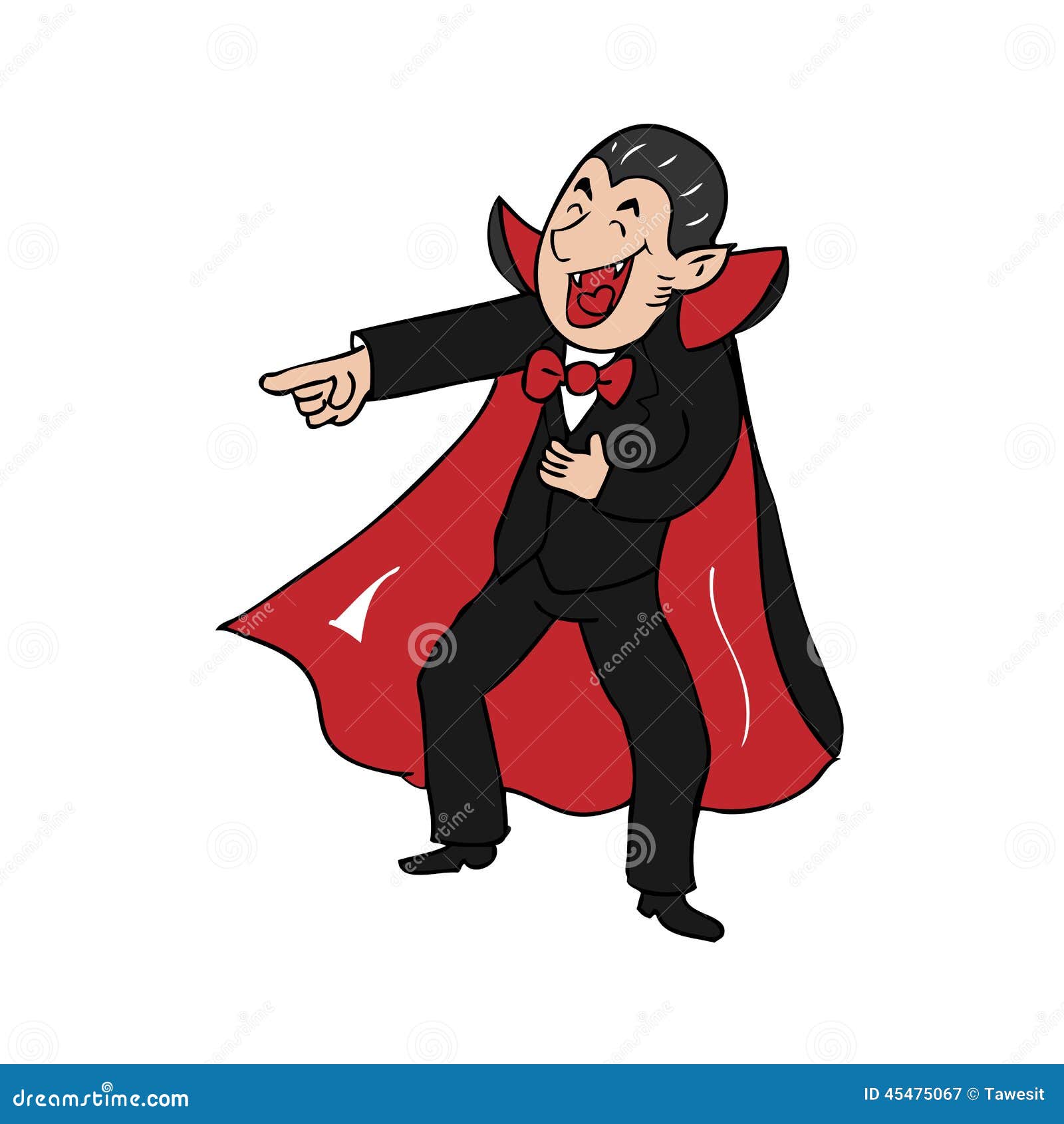 Dracula laugh stock vector. Illustration of laughing - 45475067