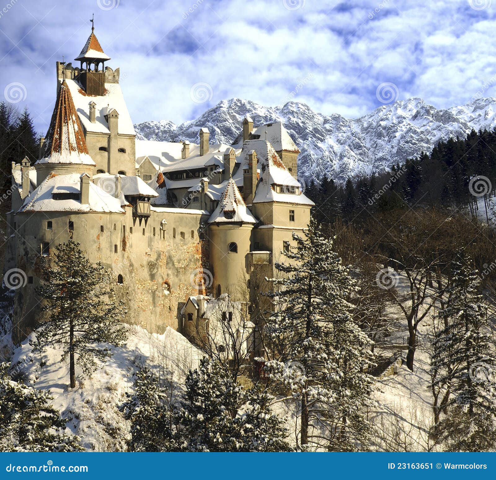 Draculas Bran Castle, Transylvania, Romania Stock Image - Image of ...