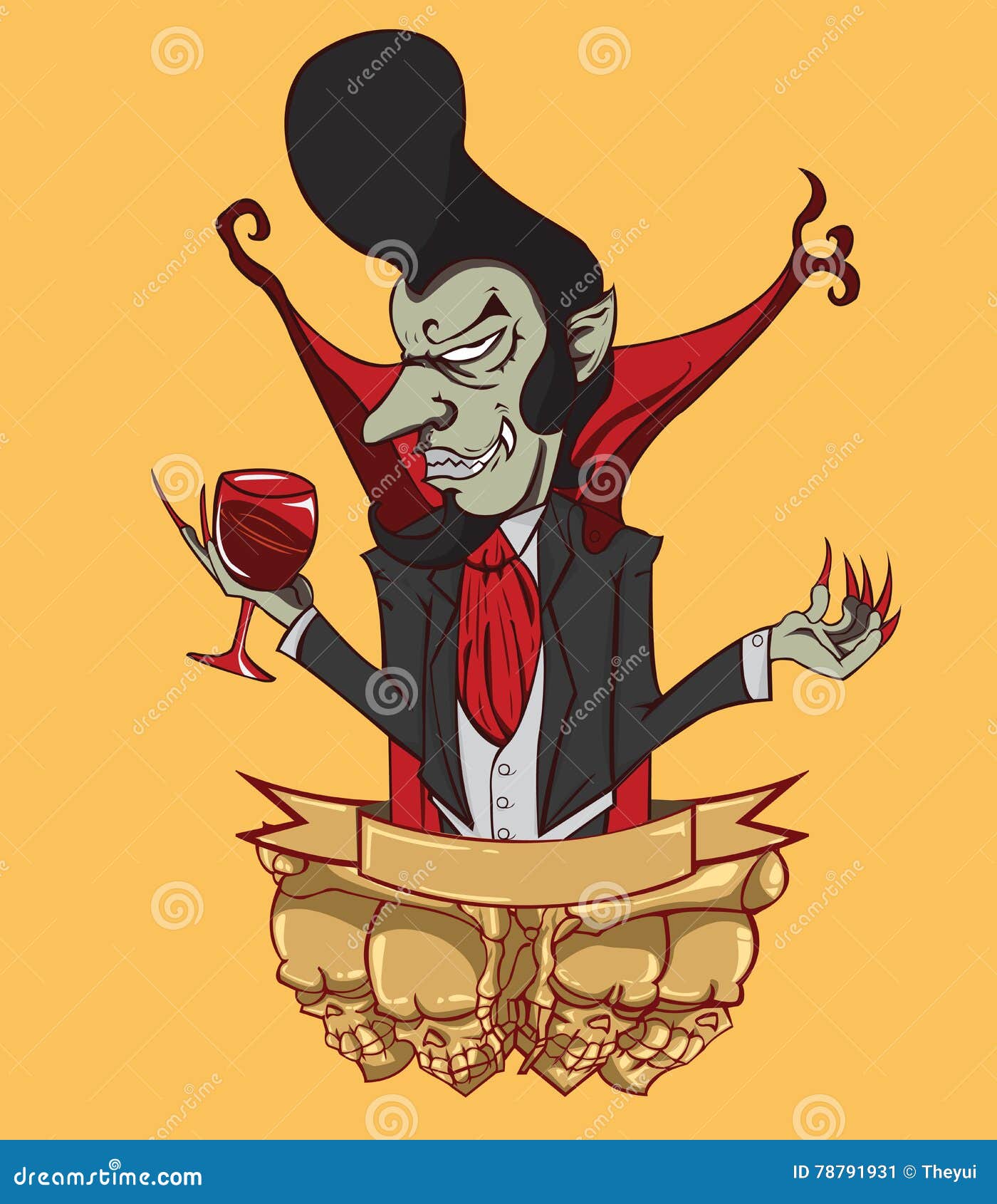 Dracula Vector and Illustration. Stock Vector - Illustration of vector ...