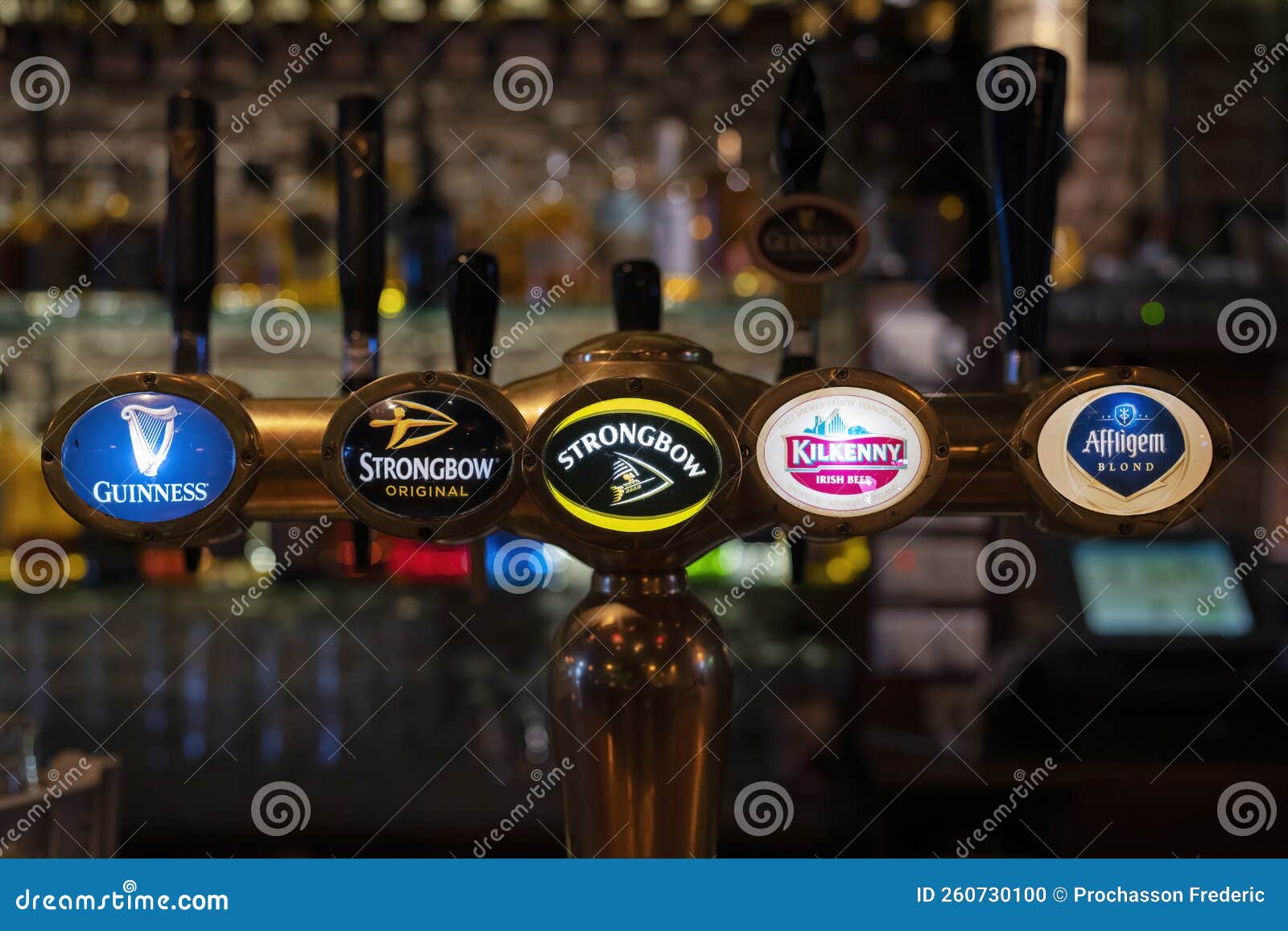 Draft Beer in a Bar in Amsterdam Editorial Image - Image of draft ...