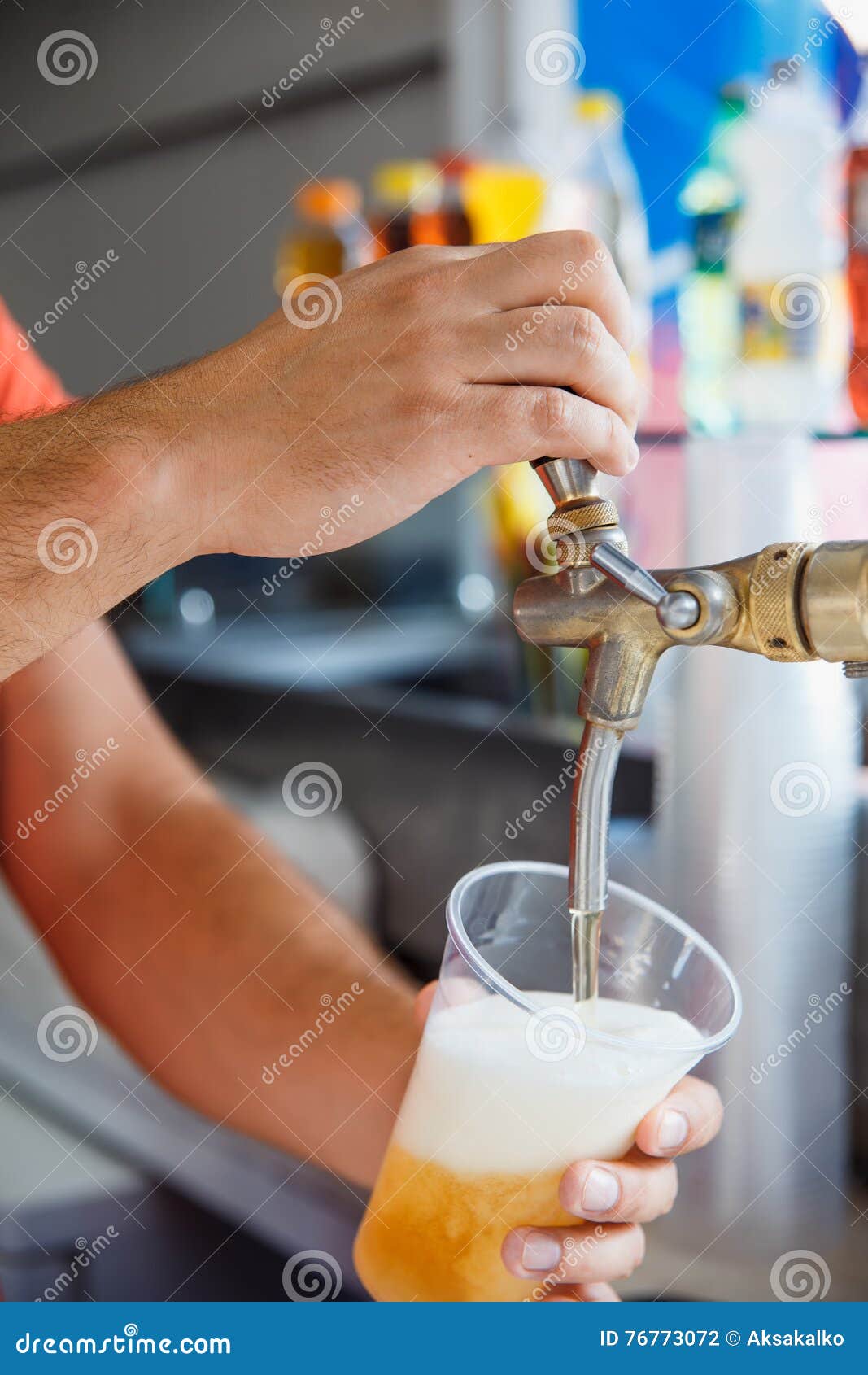 Draft beer stock photo. Image of pint, club, foam, friday - 76773072