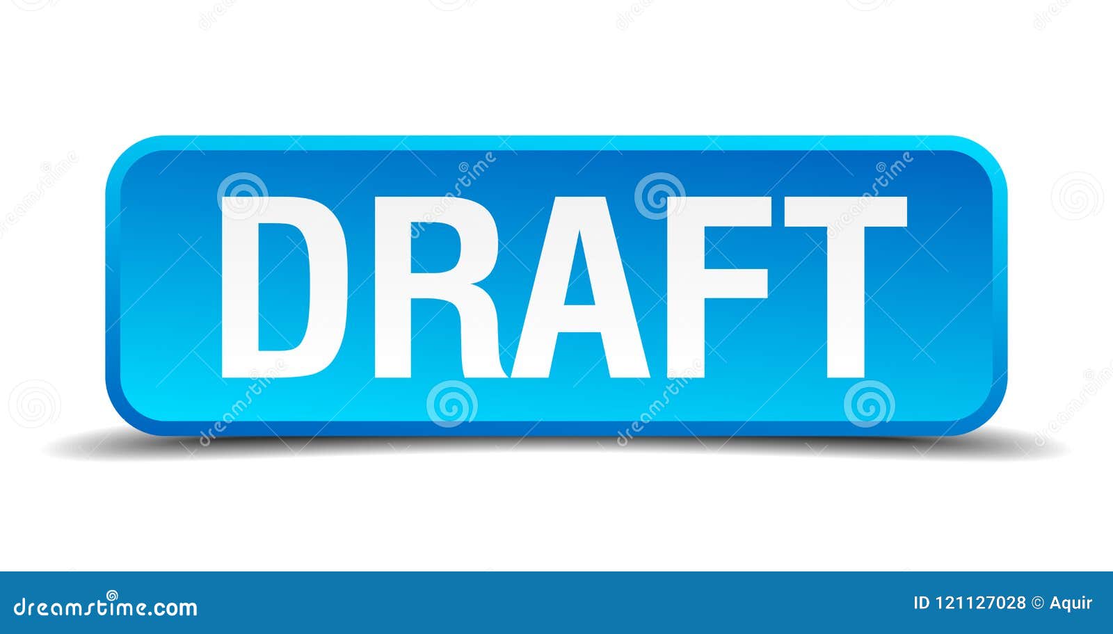 Draft button stock vector. Illustration of modern, icon - 121127028