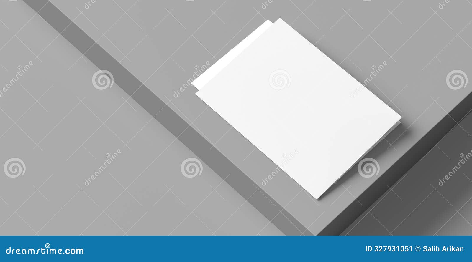 Draft Folder Mock Up. Reinforced Folder Mock Up Isolated on White ...