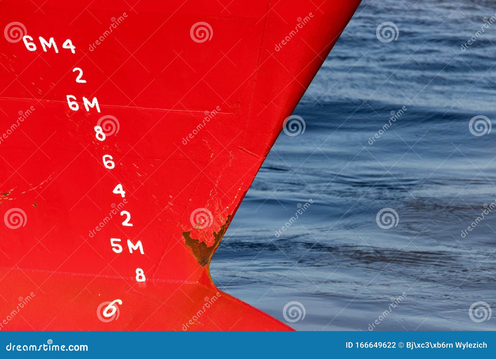 Draft marks stock photo. Image of boat, vertical, ship - 166649622