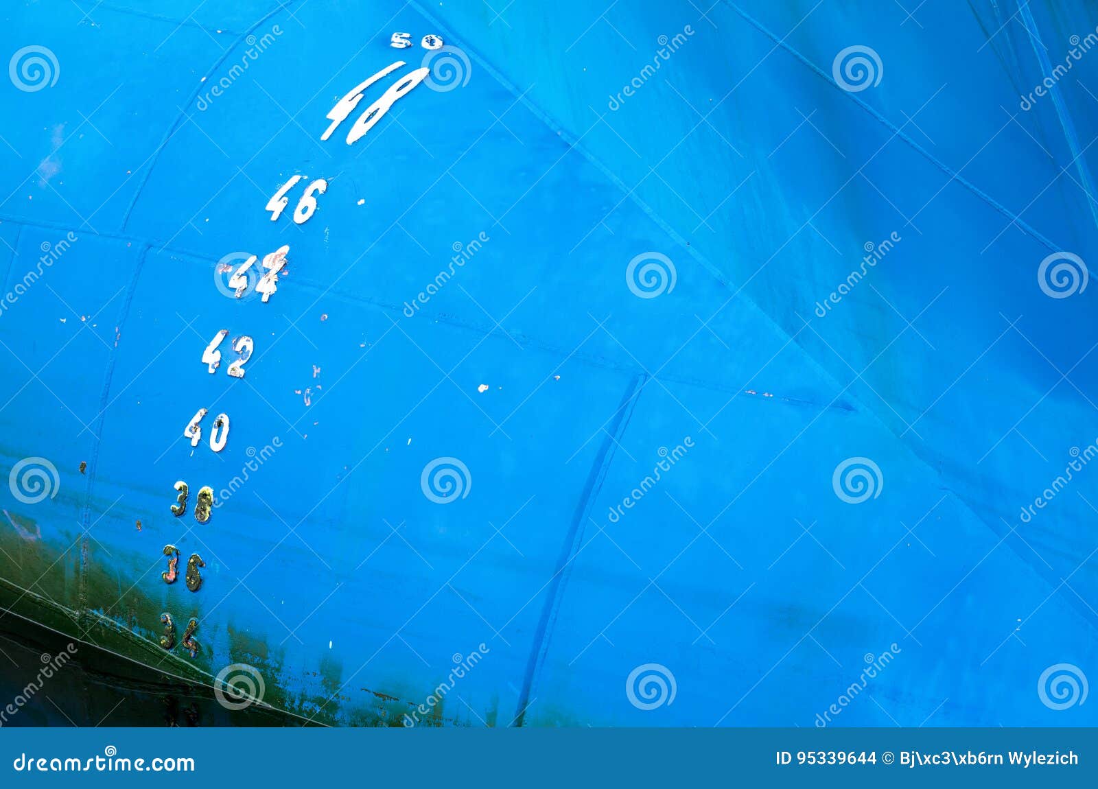 Draft marks stock photo. Image of marks, transport, nautical - 95339644