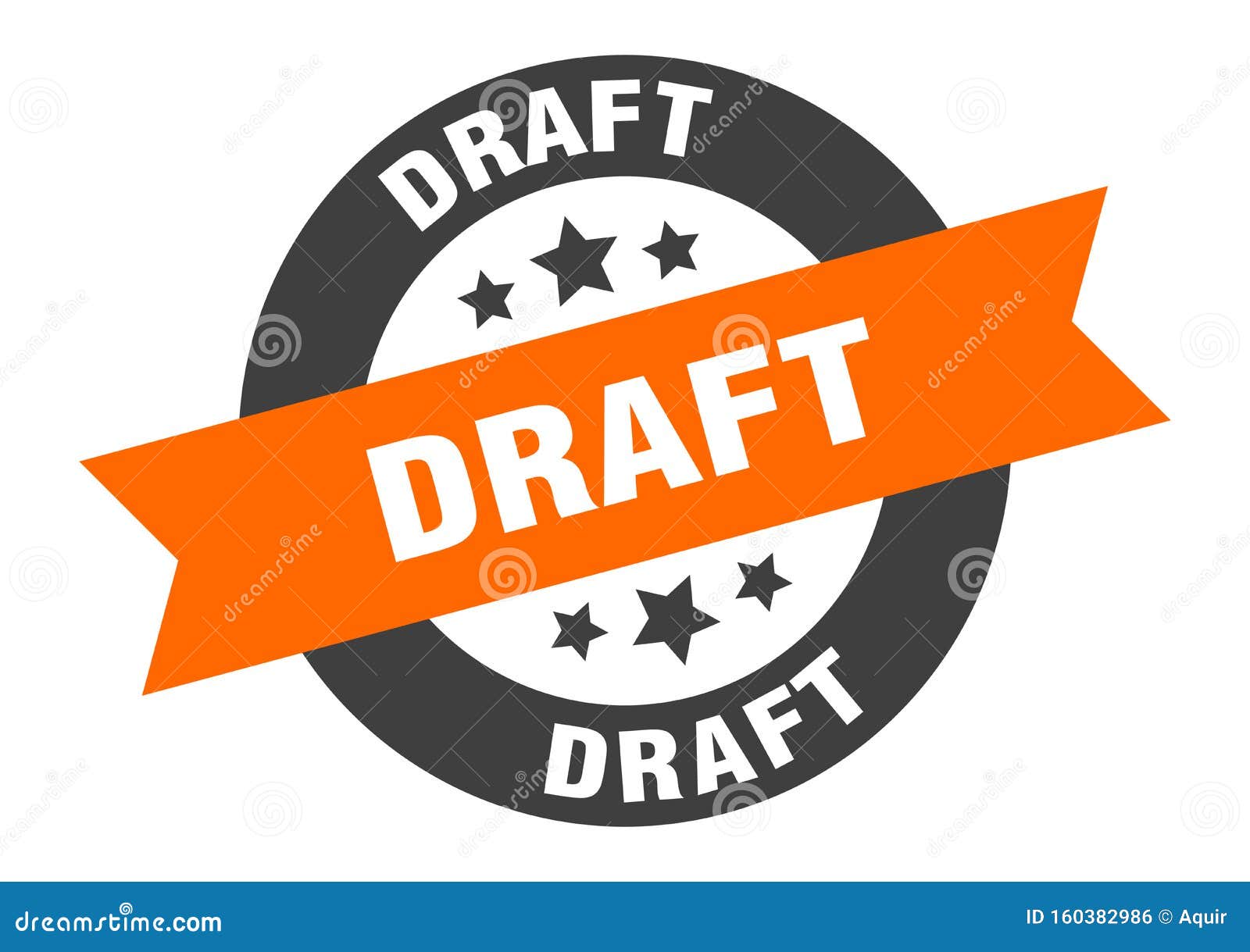 Draft sign stock vector. Illustration of vintage, peeler - 160382986