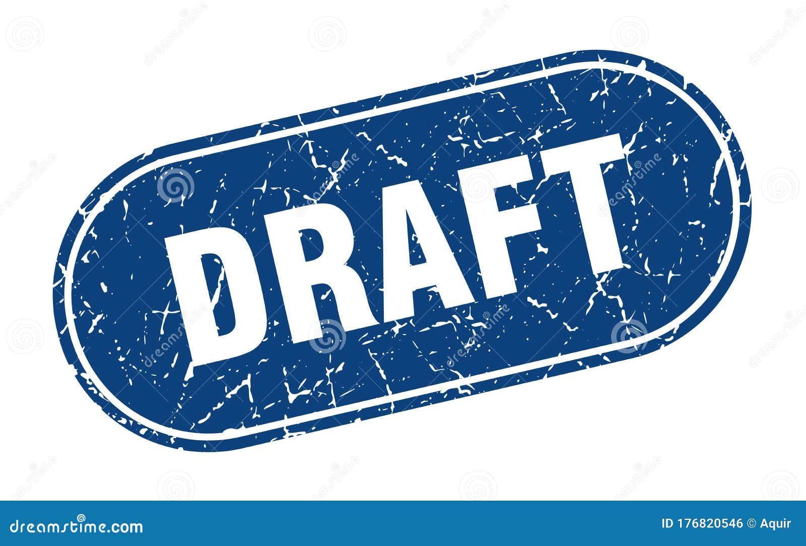 Draft Sign. Draft Grunge Stamp Stock Vector - Illustration of button ...