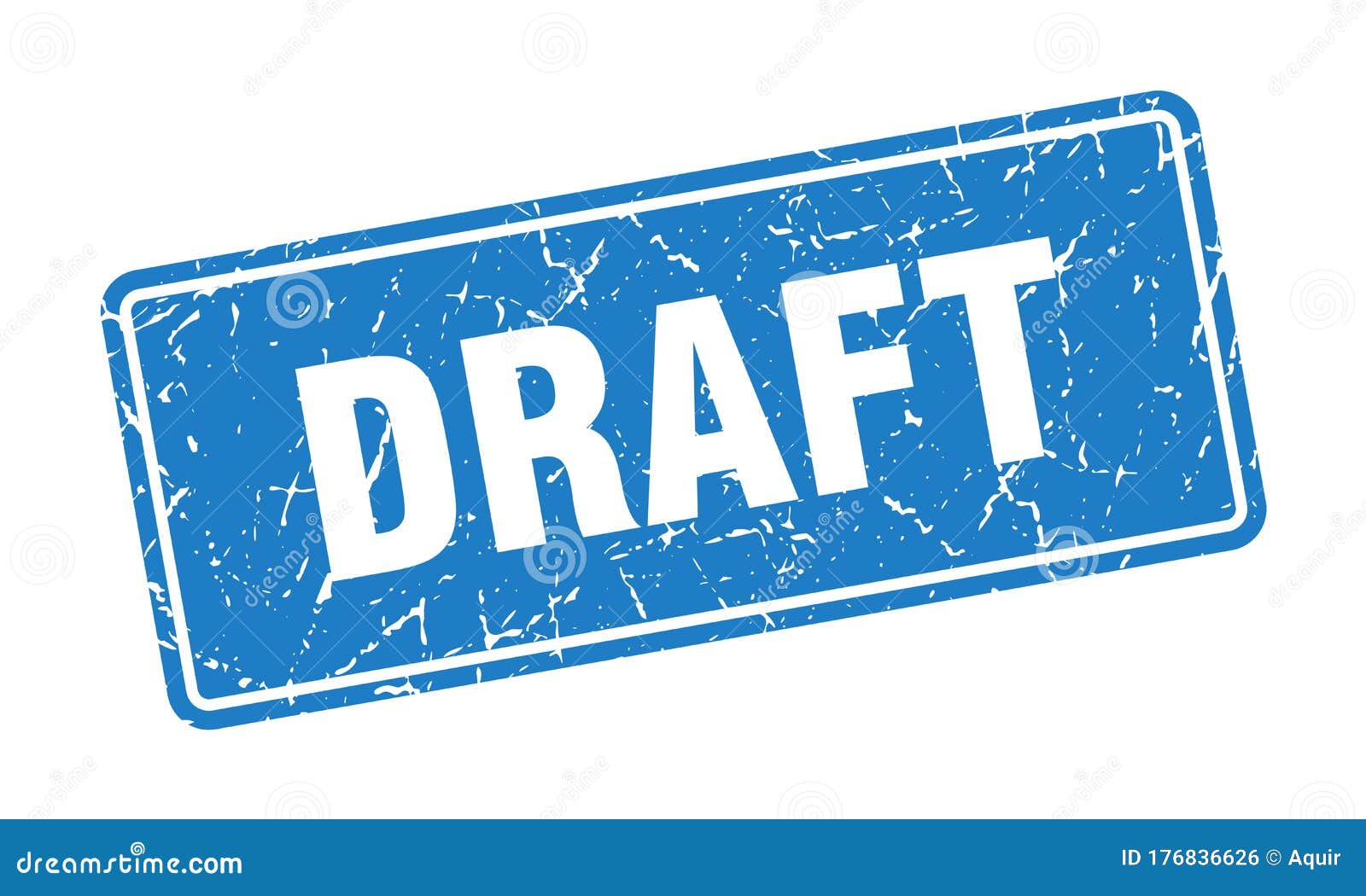 Draft Sign. Draft Grunge Stamp Stock Vector - Illustration of badge ...