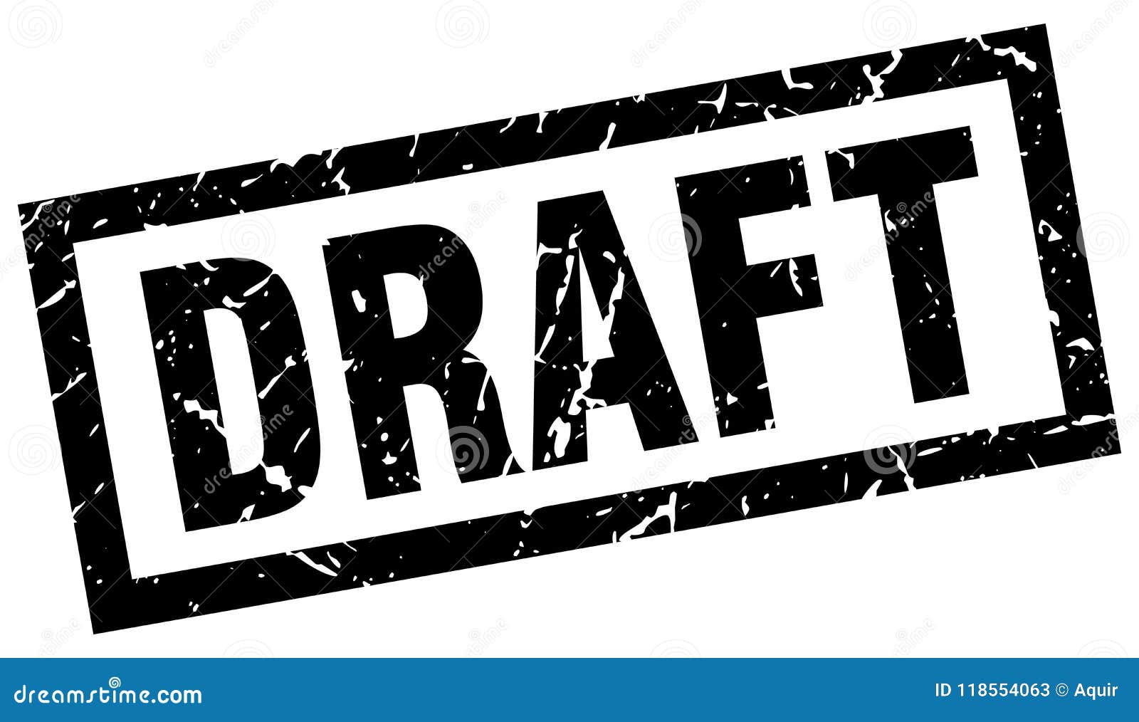 Draft stamp stock vector. Illustration of vintage, insignia - 118554063