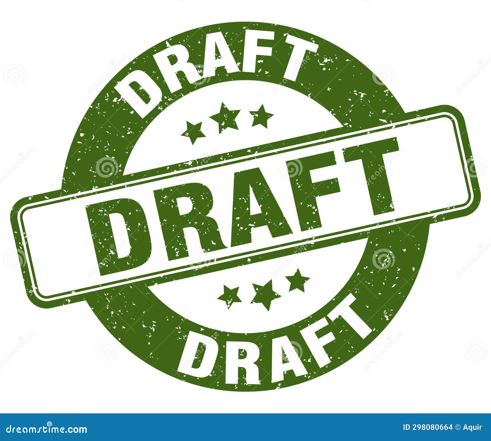 Draft Stamp. Draft Label. Round Grunge Sign Stock Vector - Illustration ...