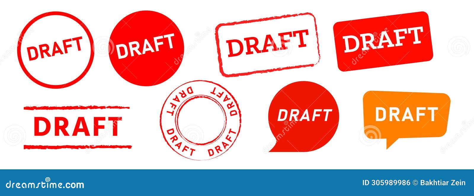 Draft Red Stamp Royalty-Free Stock Photography | CartoonDealer.com ...