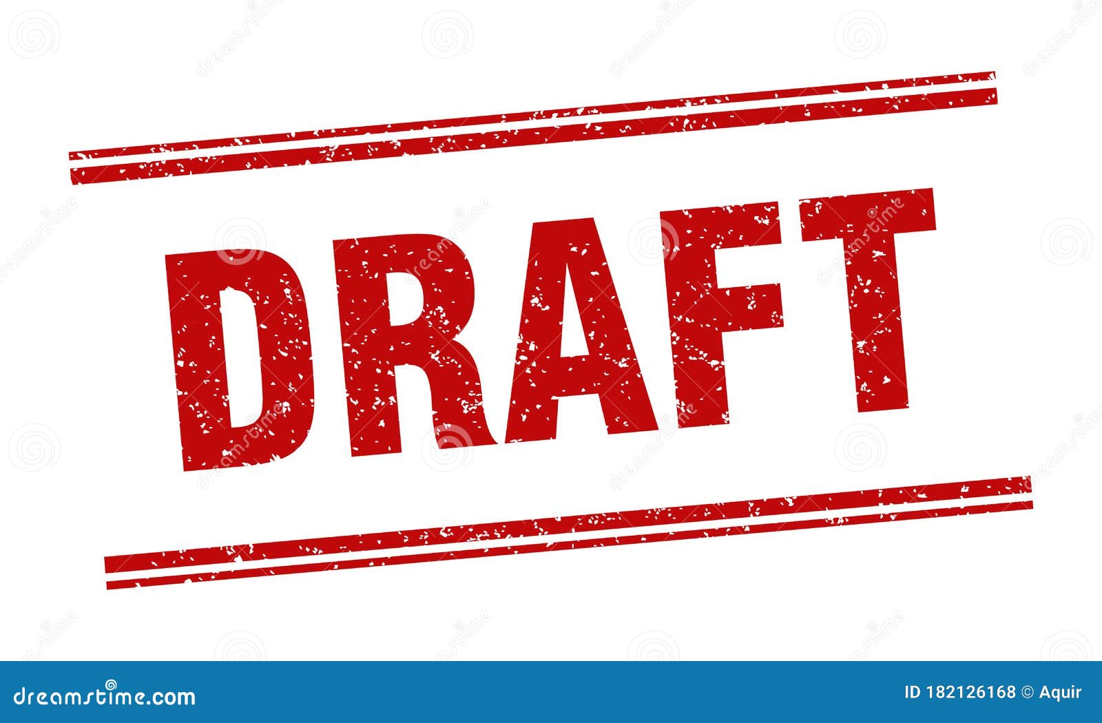 Draft Stamp. Draft Square Grunge Sign Stock Vector - Illustration of ...