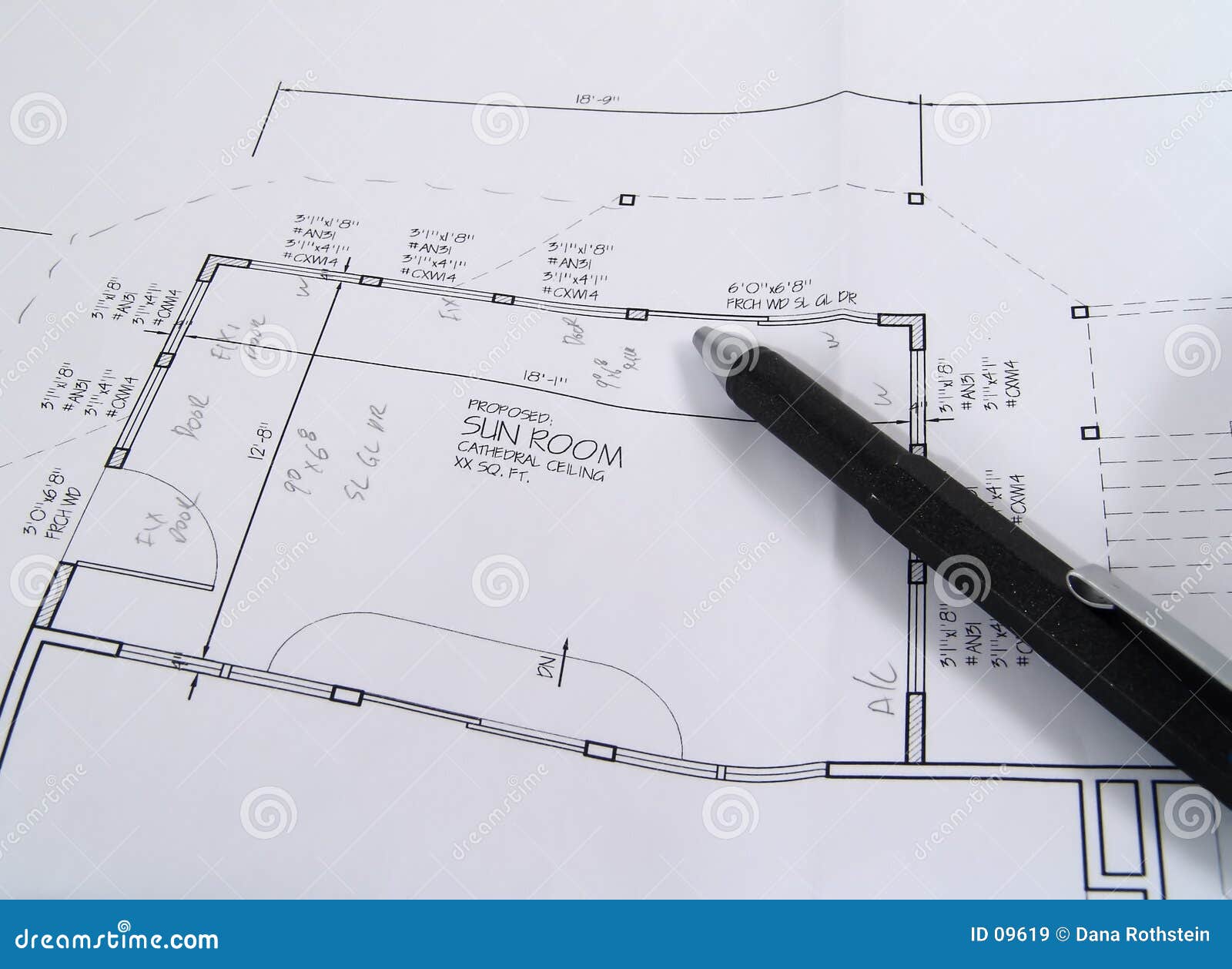 Drafting stock image. Image of measure, architecture, drafting - 9619