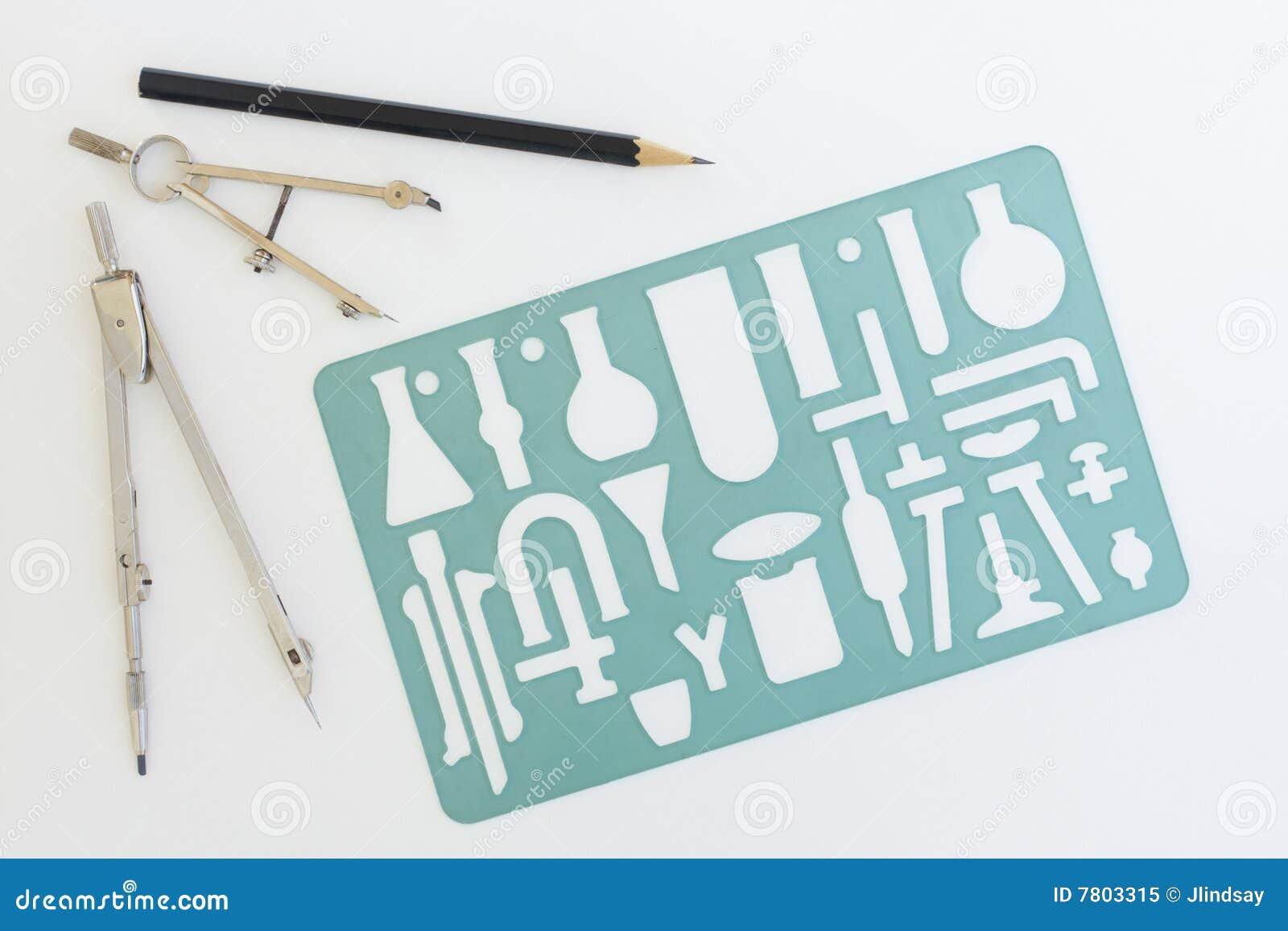 Drafting Instruments And Electrical Stencil Stock Image | CartoonDealer ...
