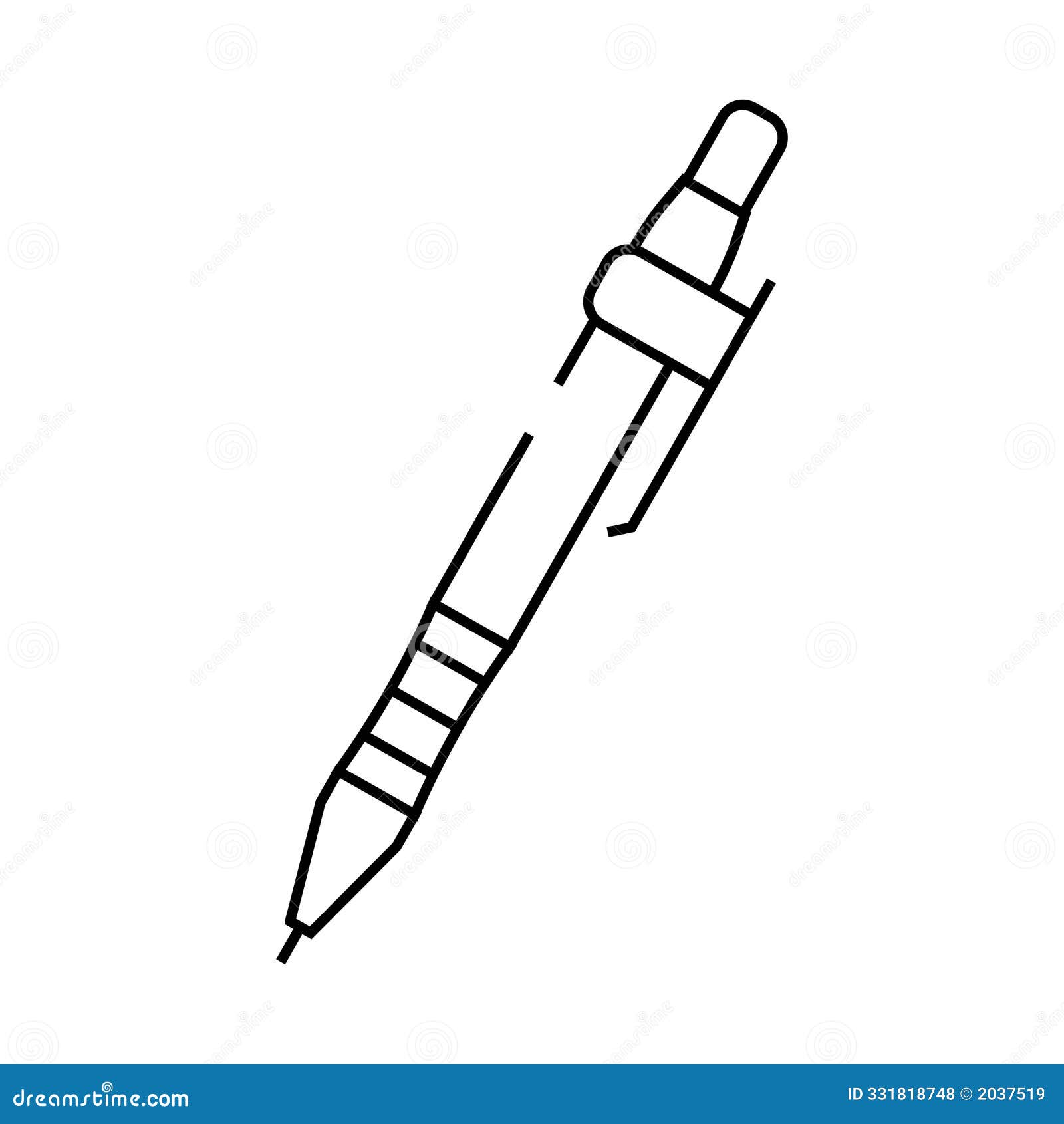 Drafting Pencil Architectural Drafter Line Icon Vector Illustration ...