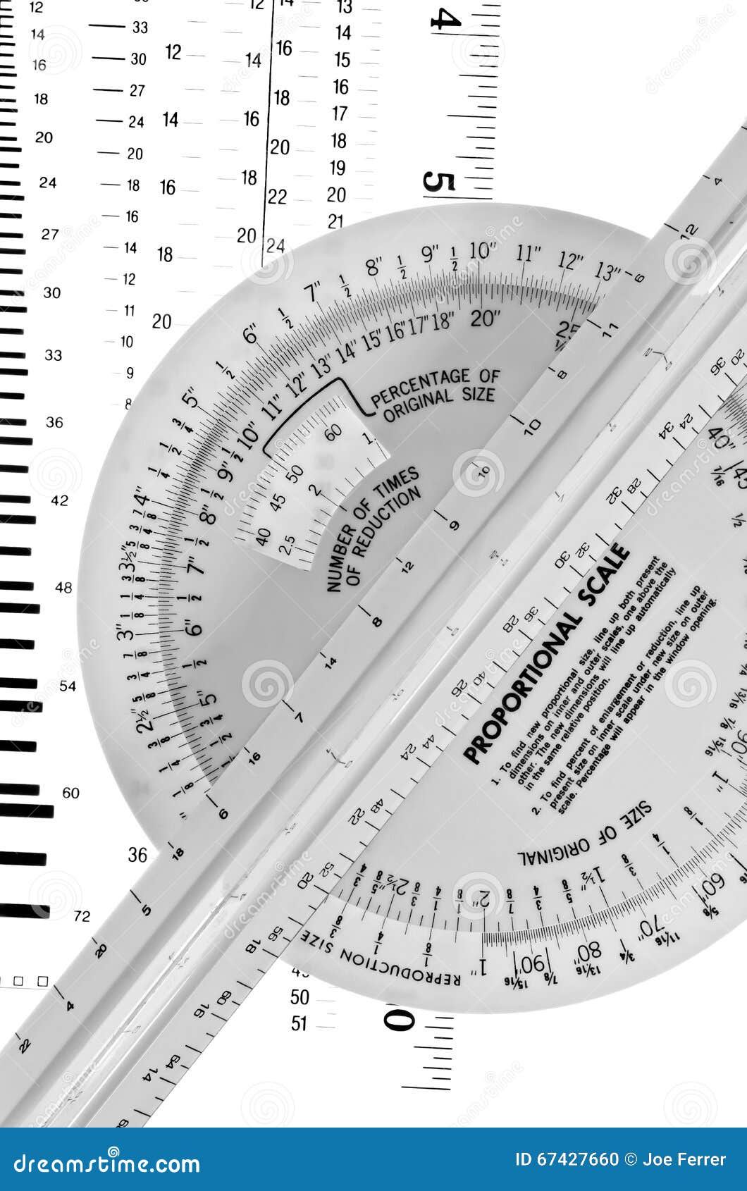 Drafting Rulers and Conversion Wheel Stock Photo - Image of text, wheel ...
