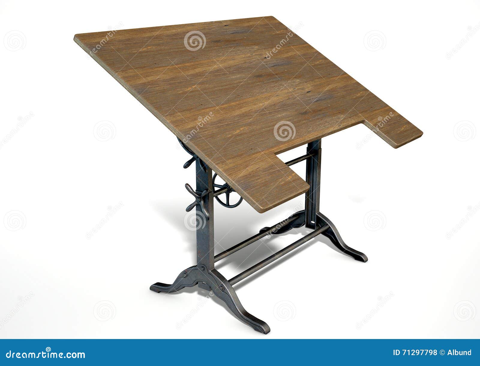 Drafting Table stock illustration. Illustration of single - 71297798
