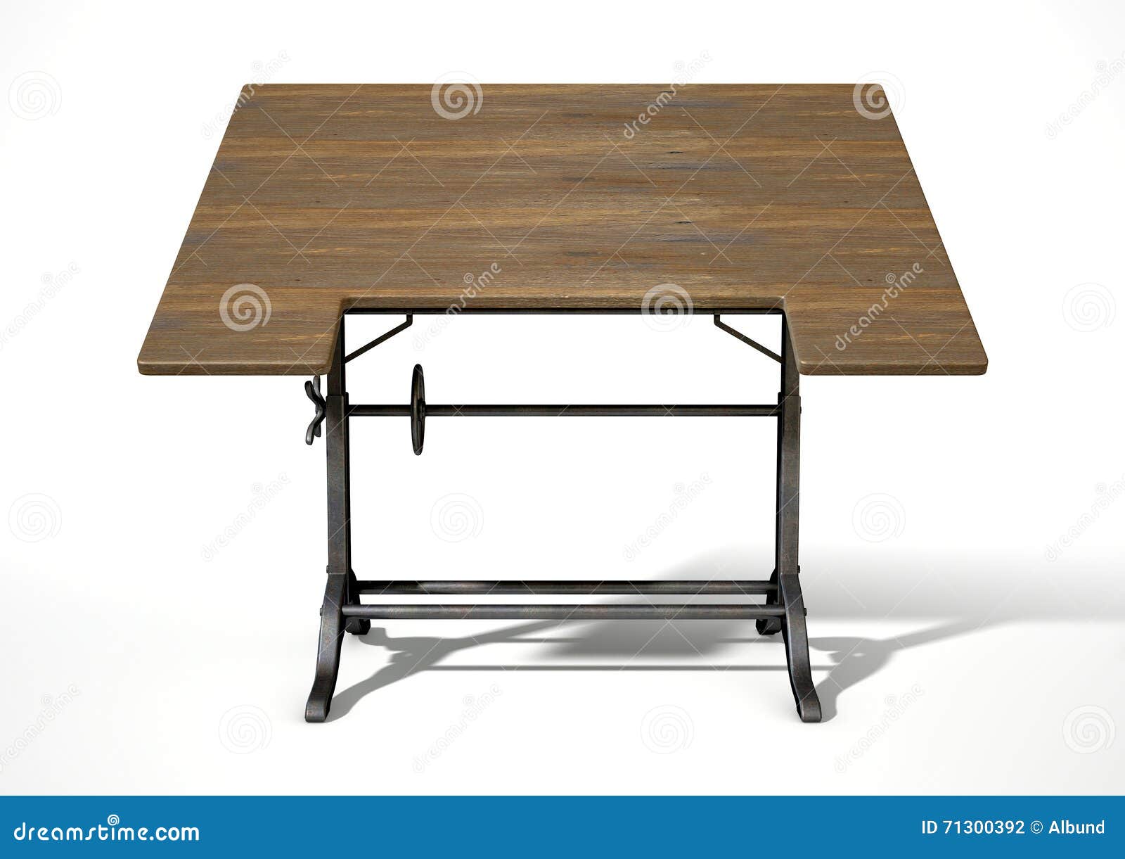 Drafting Table stock illustration. Illustration of equipment - 71300392