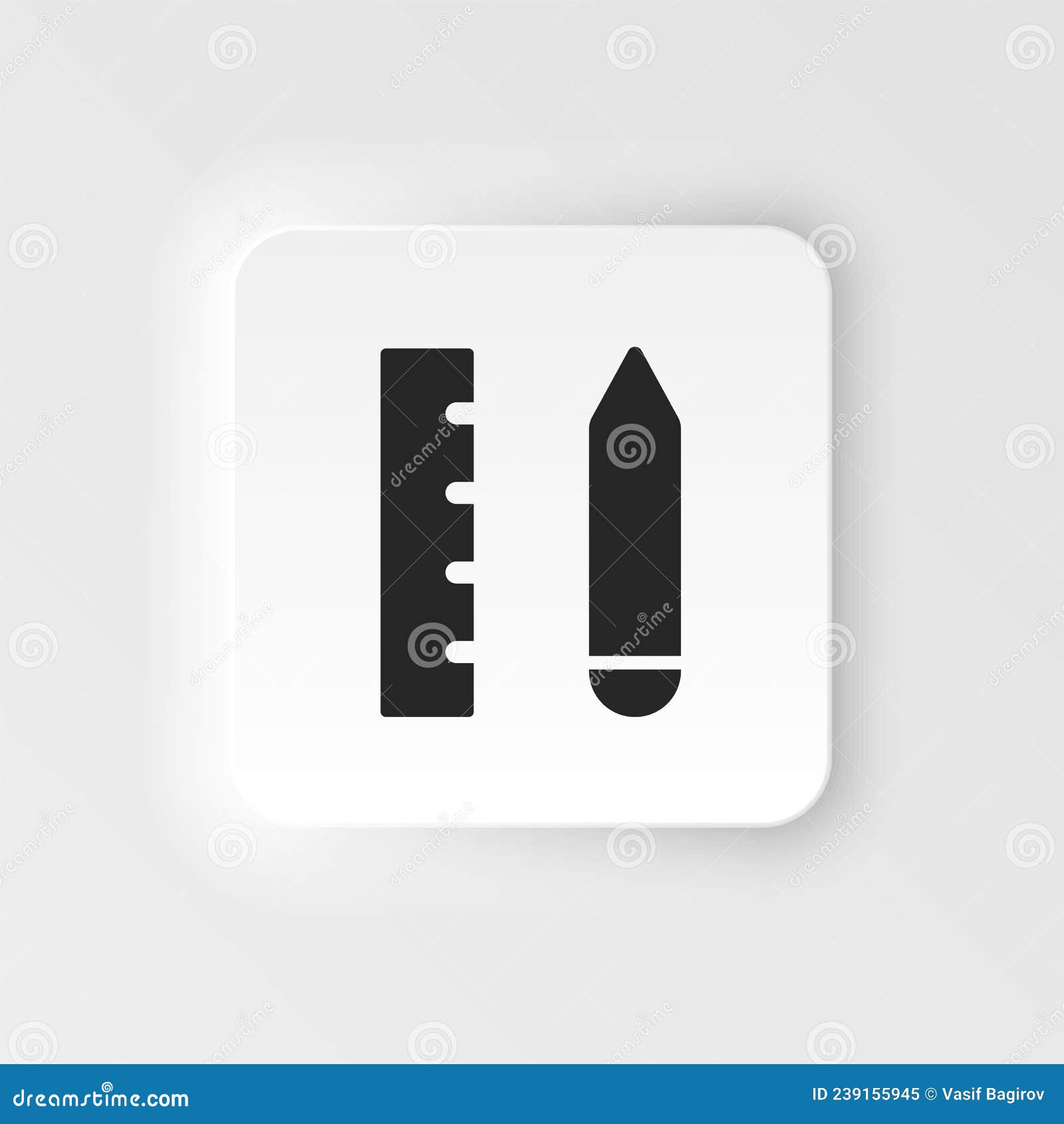 Drafting Tools, Drawing Tools Icon - Vector. Simple Element ...