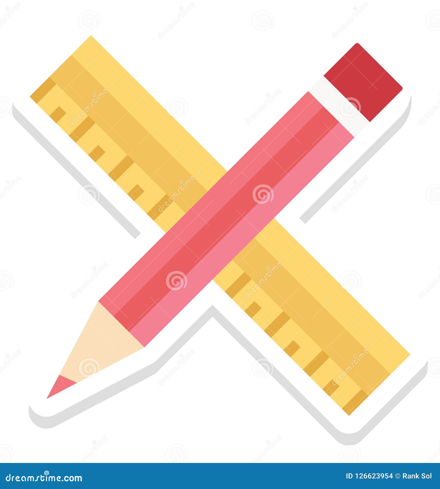 Drafting Tools Isolated Vector Icon for Construction Stock Illustration ...