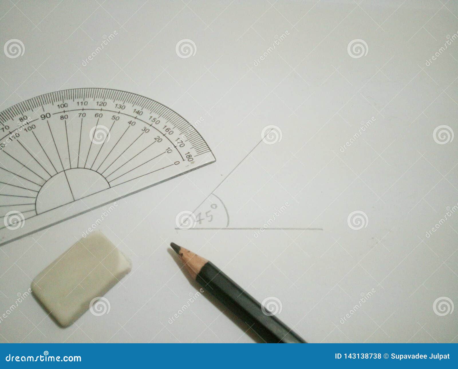 Drafting Tools are on White Background 5. Stock Photo - Image of ...
