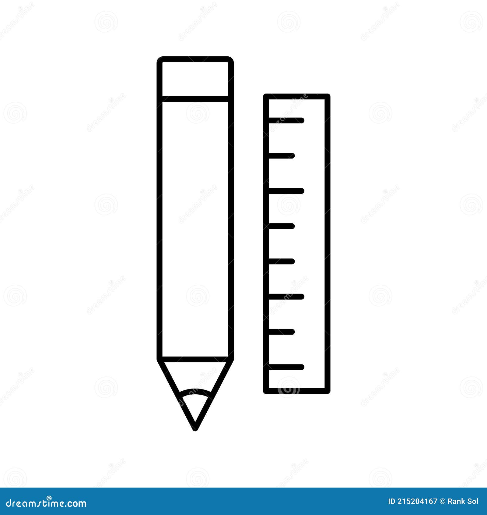 Drafting Vector Icon Which Can Easily Modify or Edit Stock Vector ...