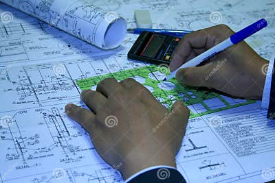 Draftsman stock image. Image of drawing, mathematical - 2631659